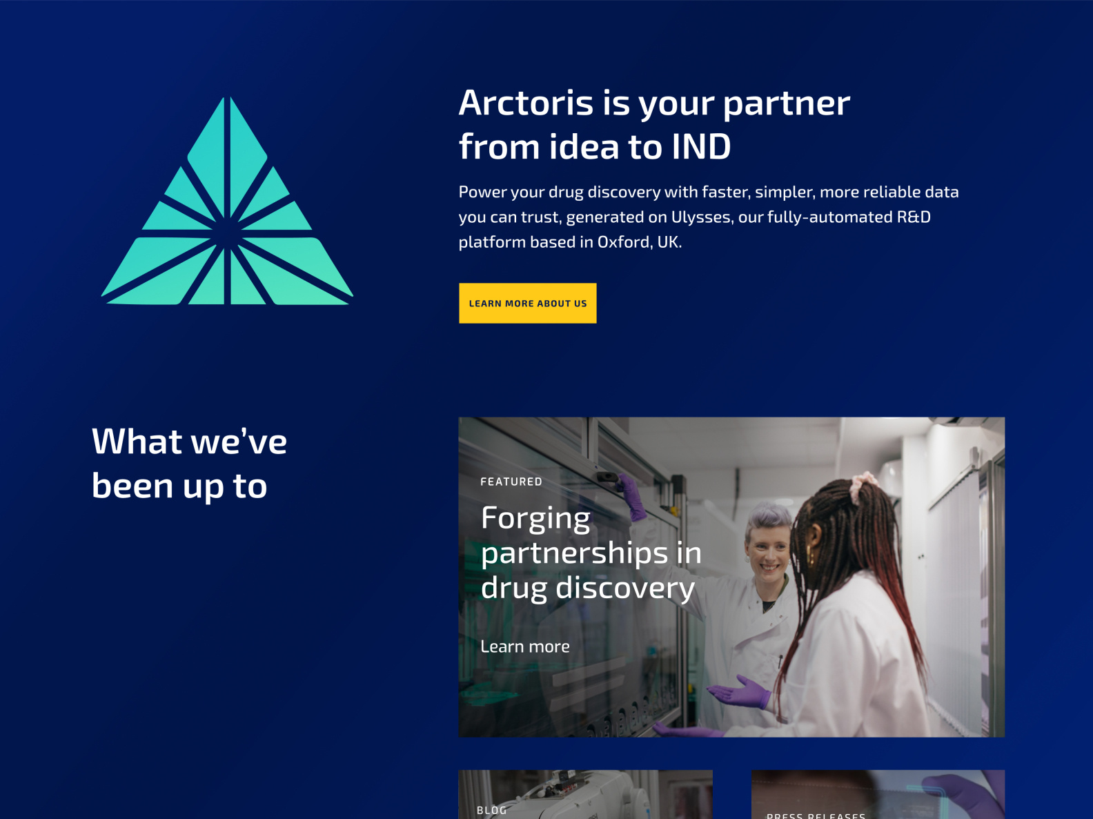 Arctoris brand refresh + web design by Shelby Neville on Dribbble