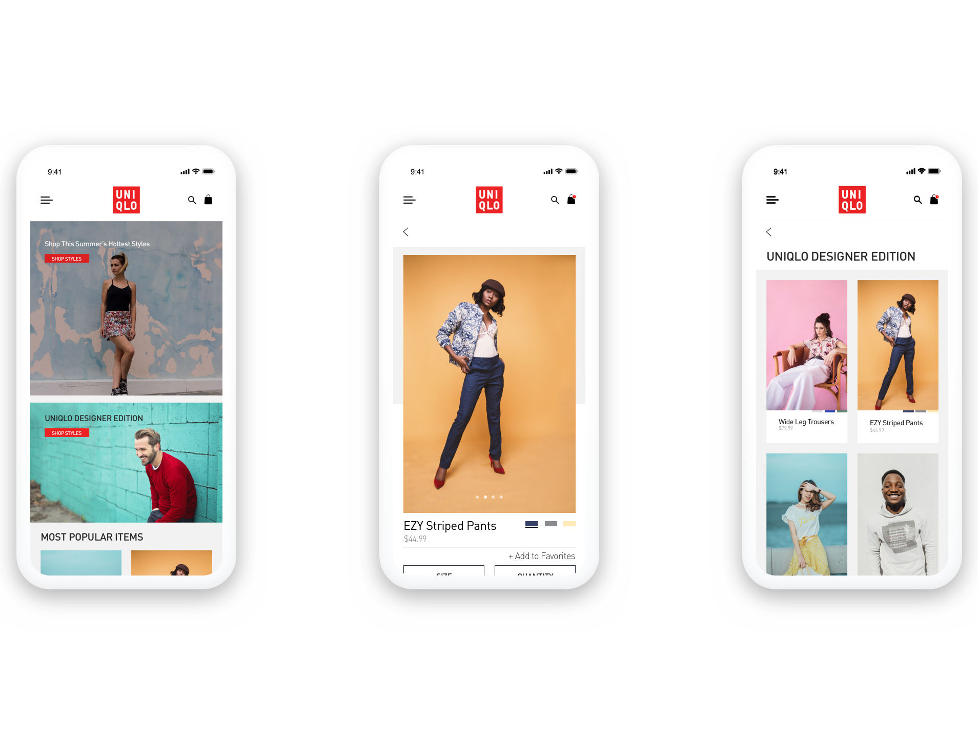 Uniqlo App Visual Redesign by Michael Tan on Dribbble