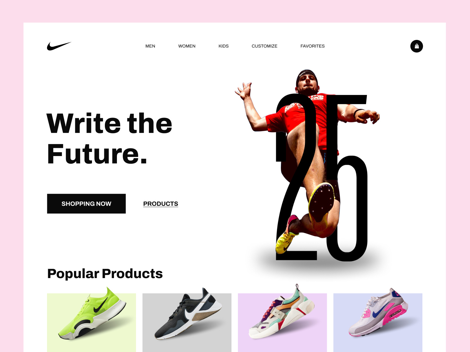 Nike Landing Page by Ivan Steven on Dribbble