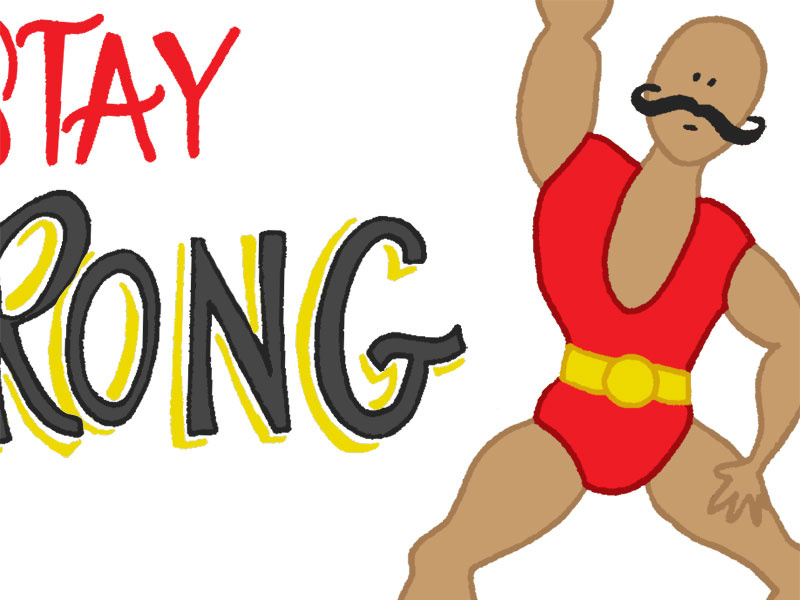 Strongman Card by Diane Faye on Dribbble