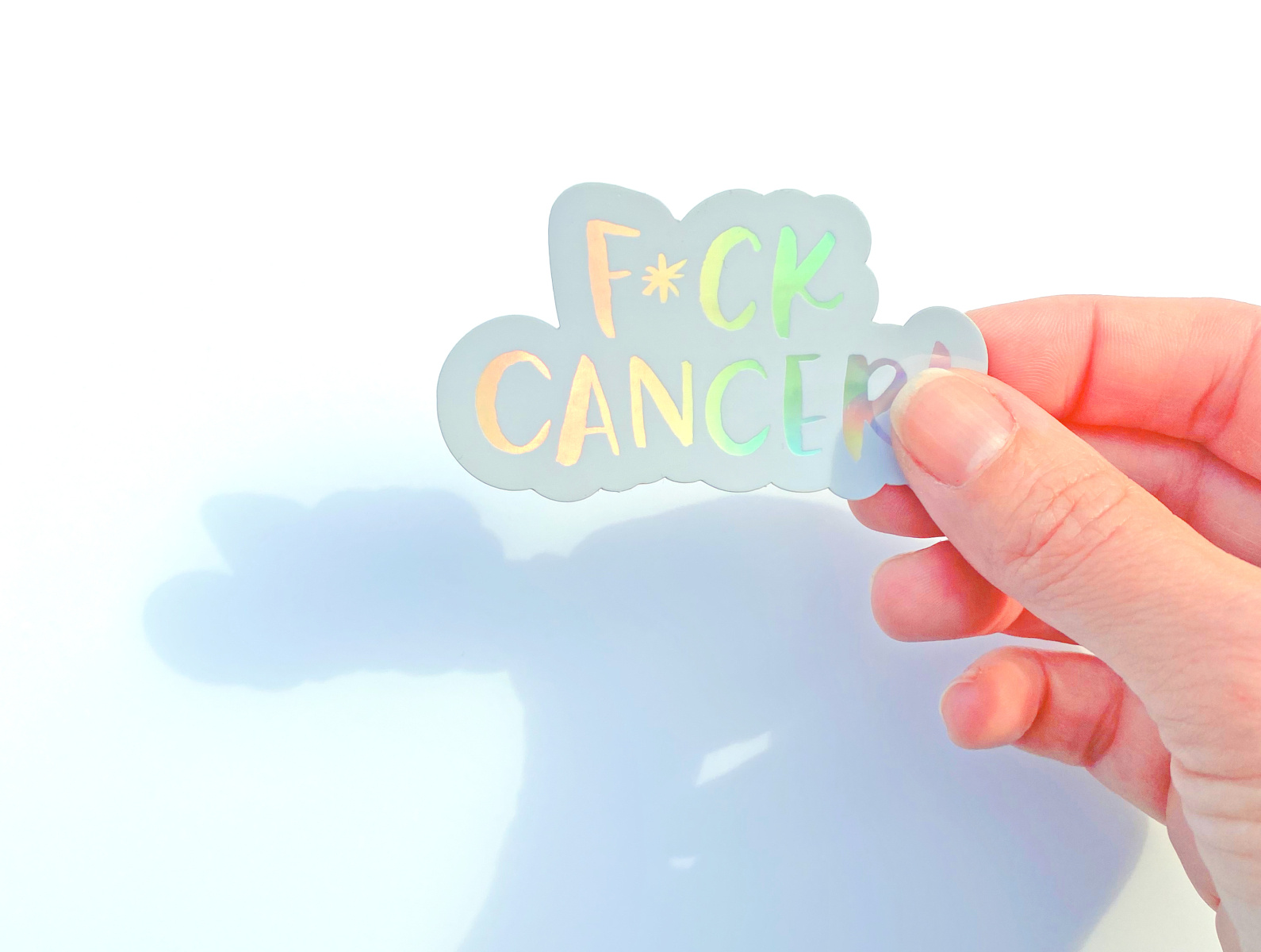 F*CK CANCER! Greeting Card & Holo Sticker by Diane Faye on Dribbble
