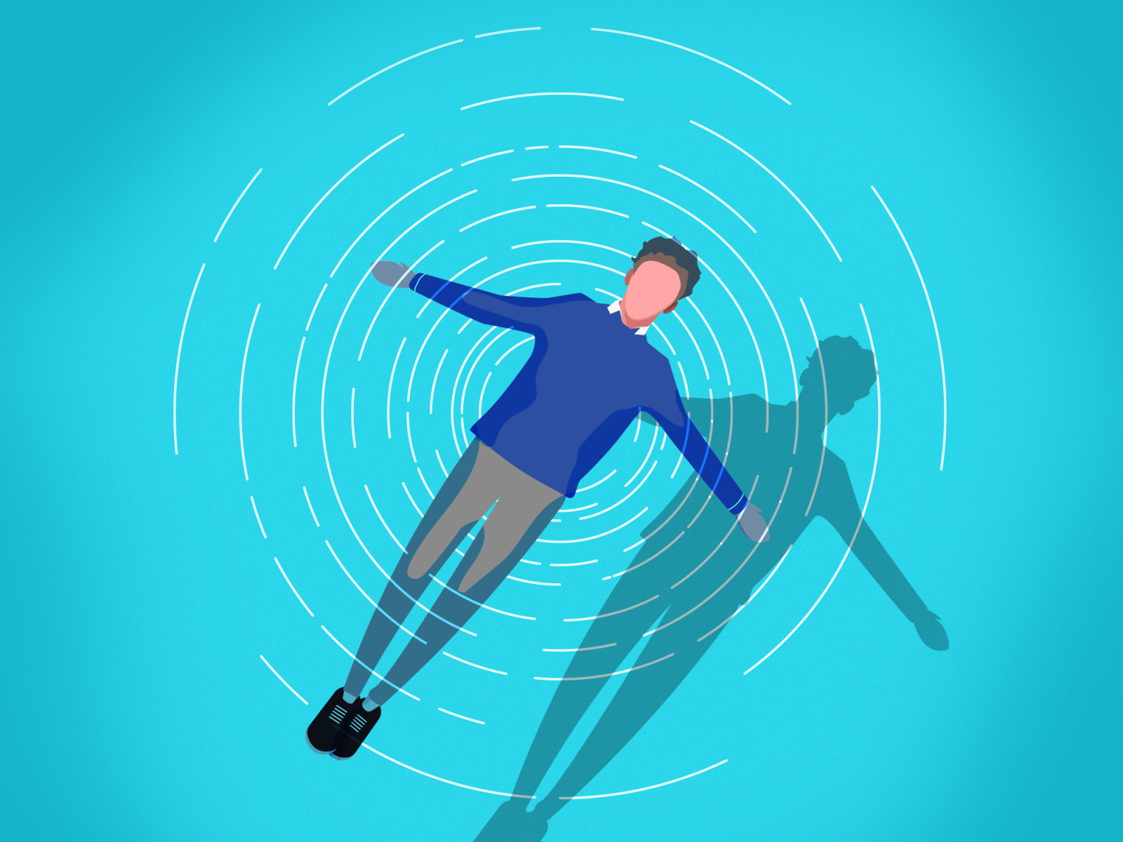 Floating by Anand Bc on Dribbble