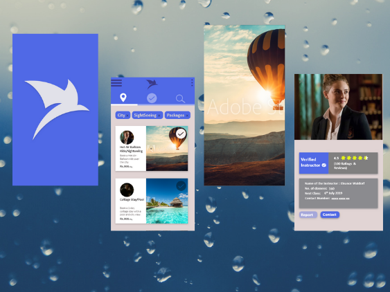 Travel Packages App Ui by Laavanya Das on Dribbble