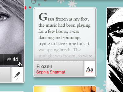 Text Snippet by Todd Budnikas on Dribbble