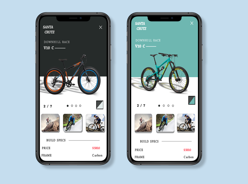 Cycle app ui design by Bhawana Chitara on Dribbble