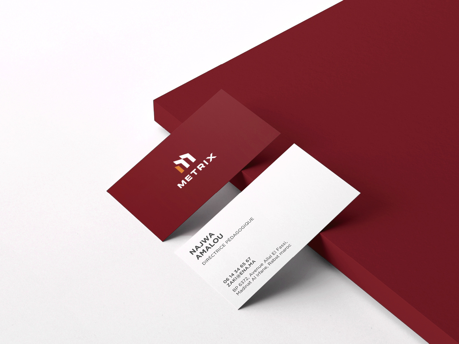 Metrix Business Card by Jahid Hasan on Dribbble