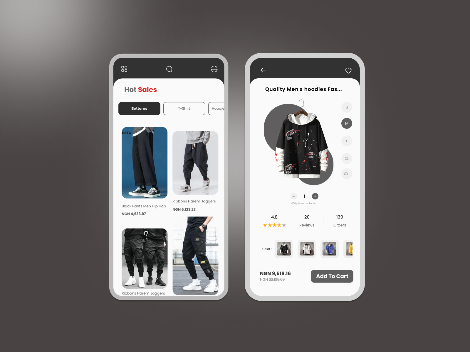 shopping UI by David Chuks on Dribbble