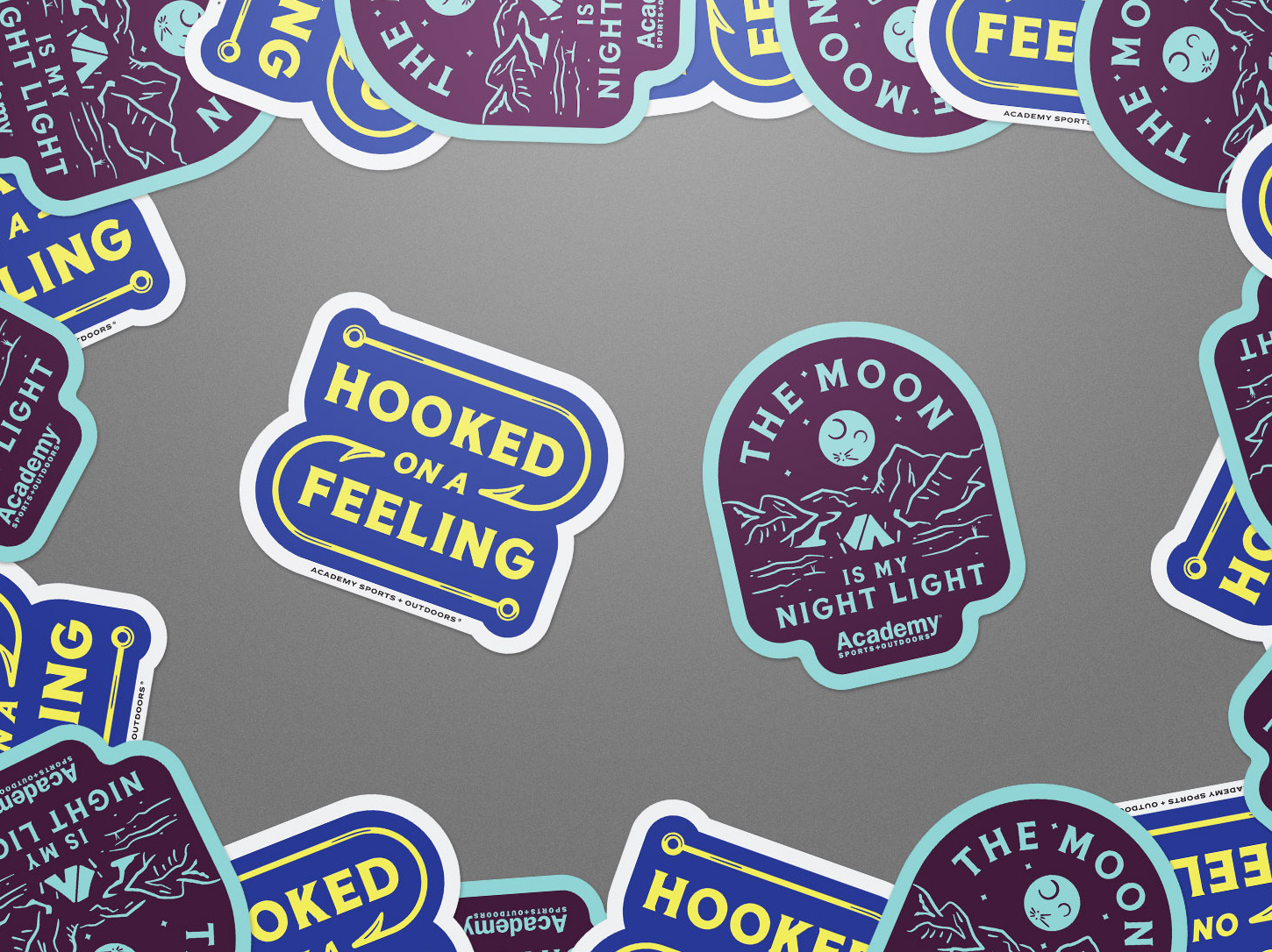 Academy Stickers by Austin Dennis on Dribbble
