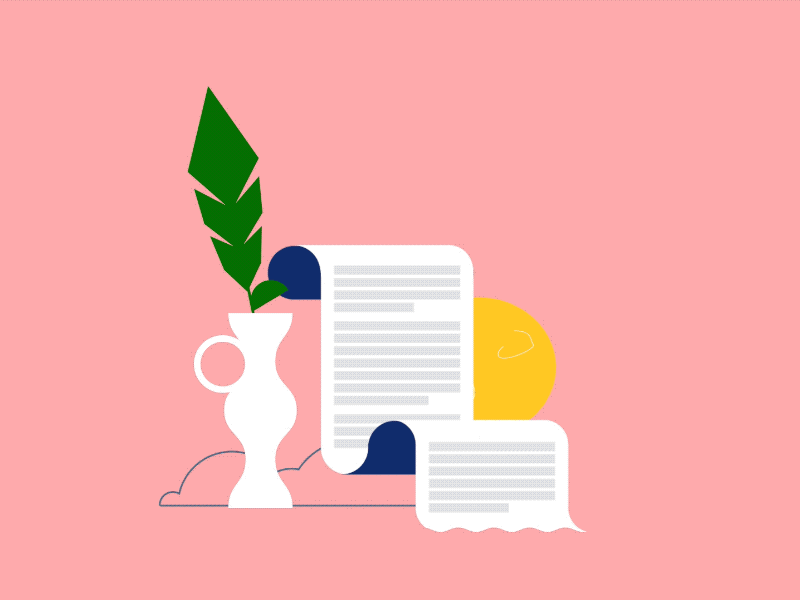 Looping motion practice - what a bouncy day :D by Ni Yan on Dribbble