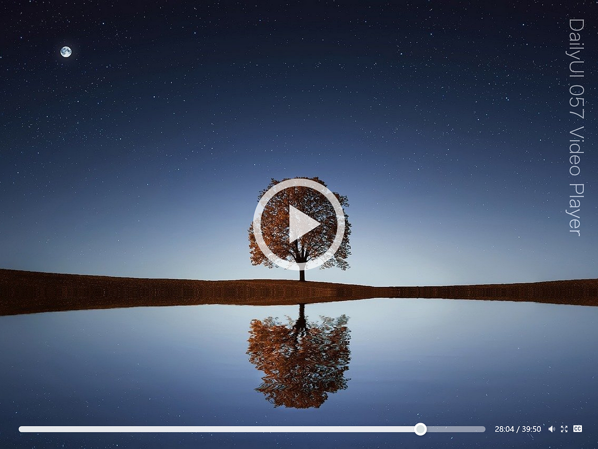 Video Player UI designs, themes, templates and downloadable graphic ...