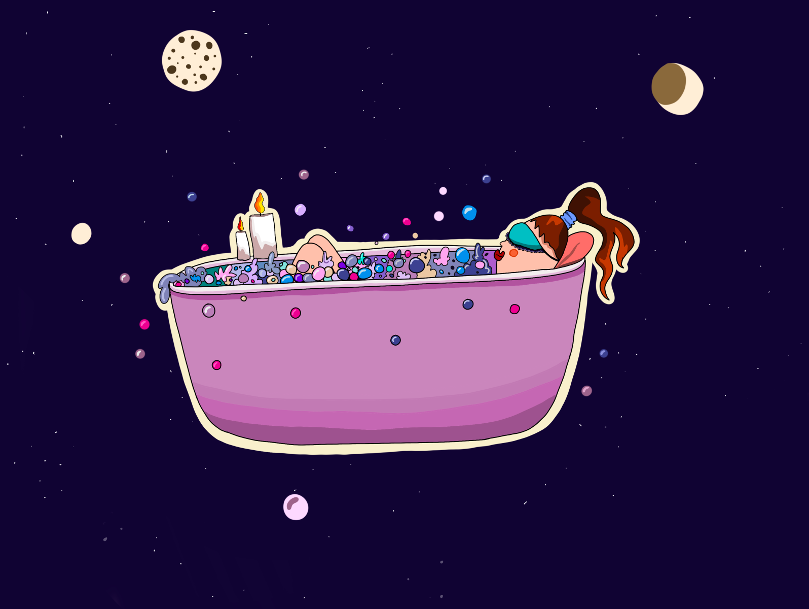 Space Bubbles by Daria on Dribbble