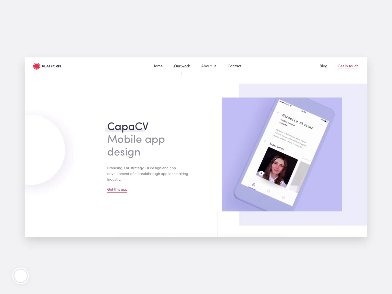 PLATFORM Our Work by PLATFORM on Dribbble
