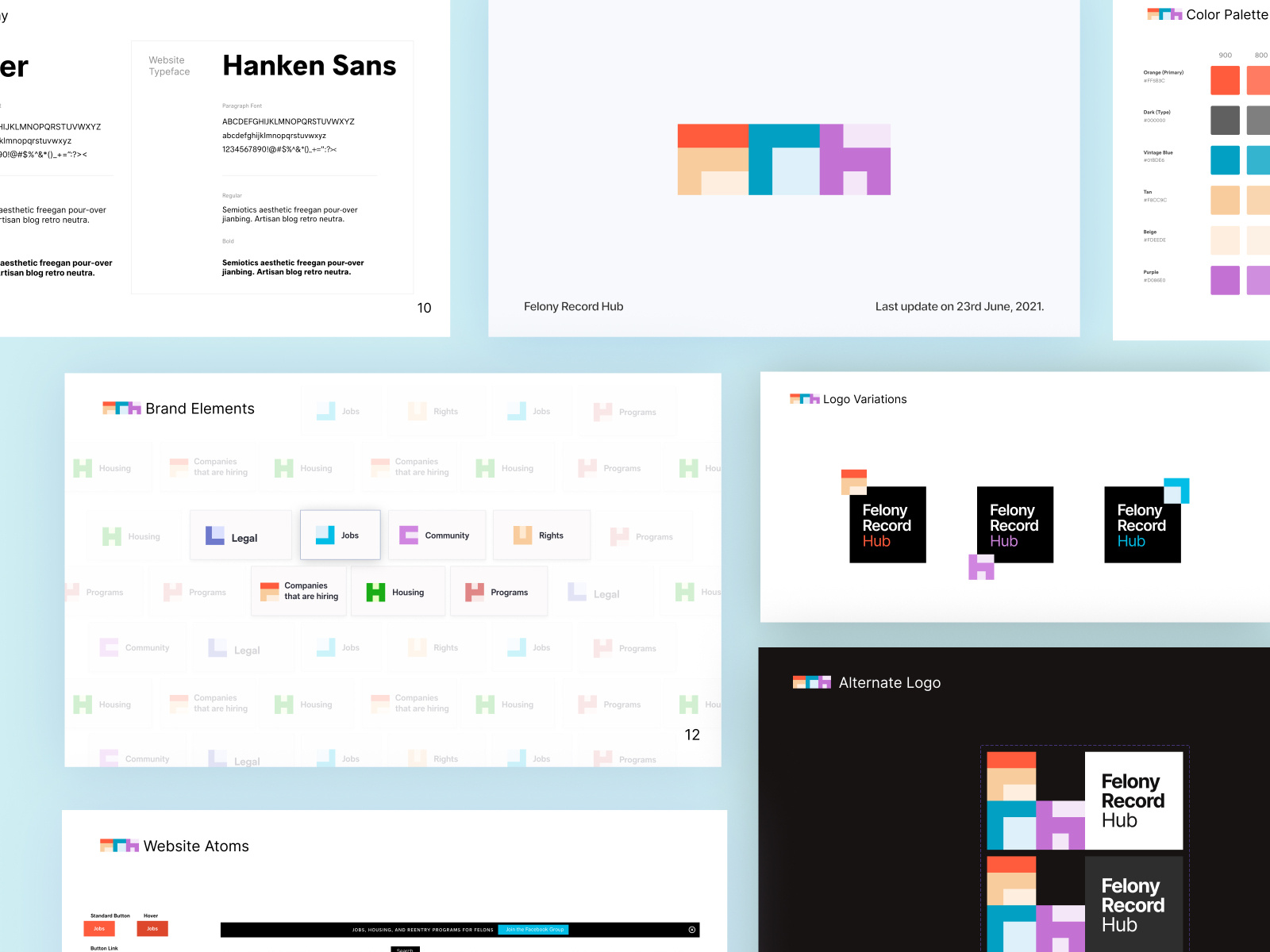 Felony Record Hub Brand And Logo By Tayler Freund On Dribbble