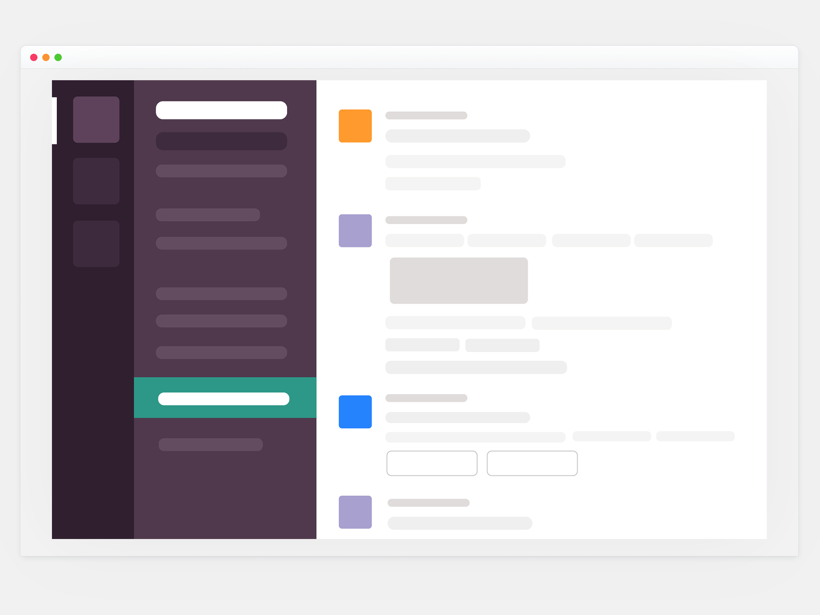 Slack Computer Mock by Tayler Freund for Sendero AI on Dribbble