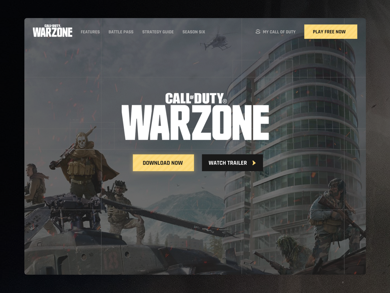 Call of Duty: Warzone Web Design by Jordan Wood on Dribbble