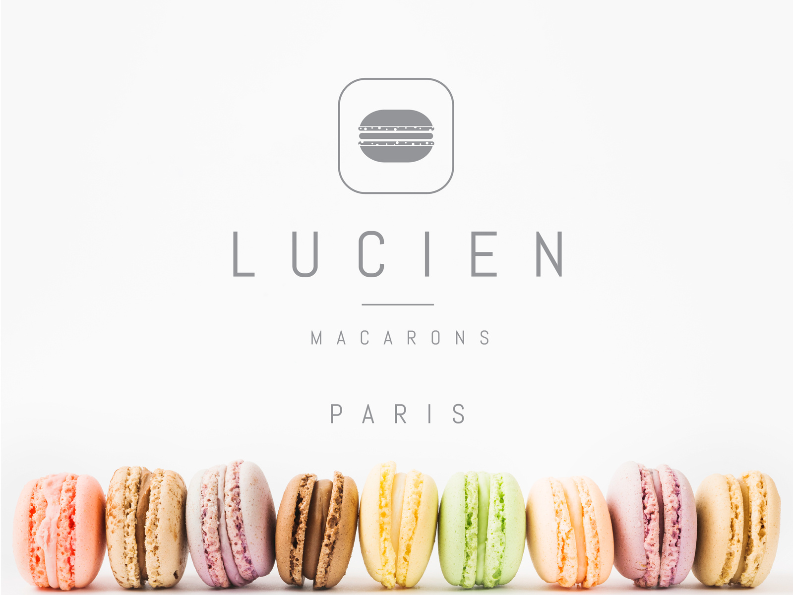 Lucien Macaron Logo design by Rudi Thor on Dribbble