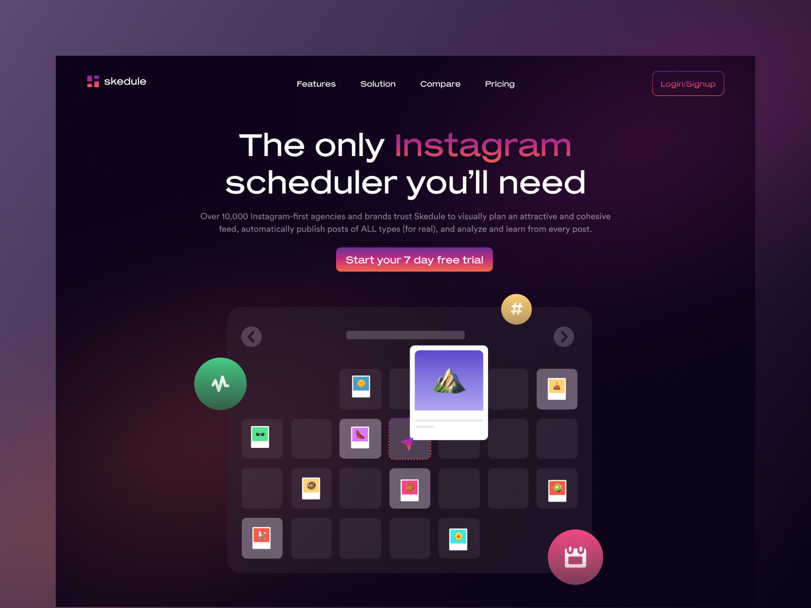 Skedule - Instagram Scheduler by Felix Joy on Dribbble