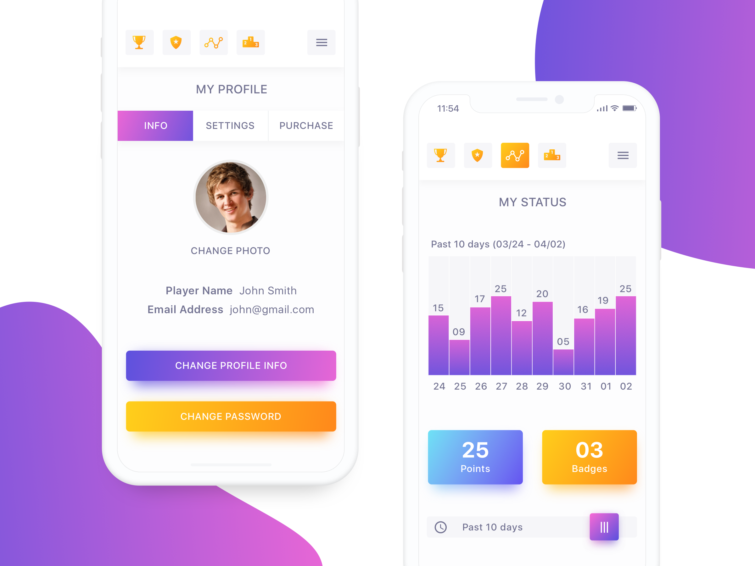 My Status Screen by Shahin Srowar🚀 on Dribbble