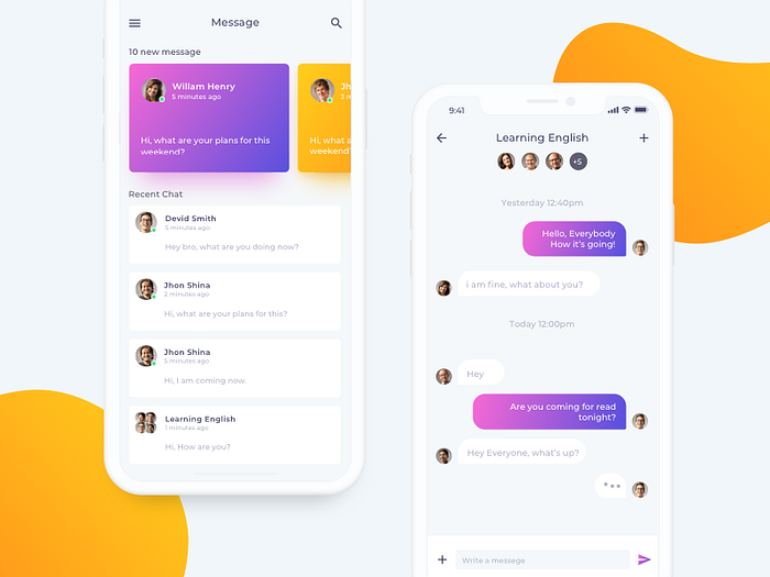Message Screen Exploration by Shahin Srowar🚀 for Respogrid on Dribbble