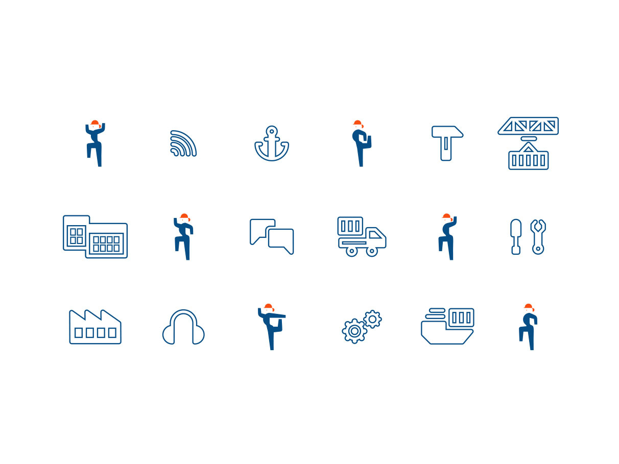 Audio guide icons by Kasia Majchrowska on Dribbble