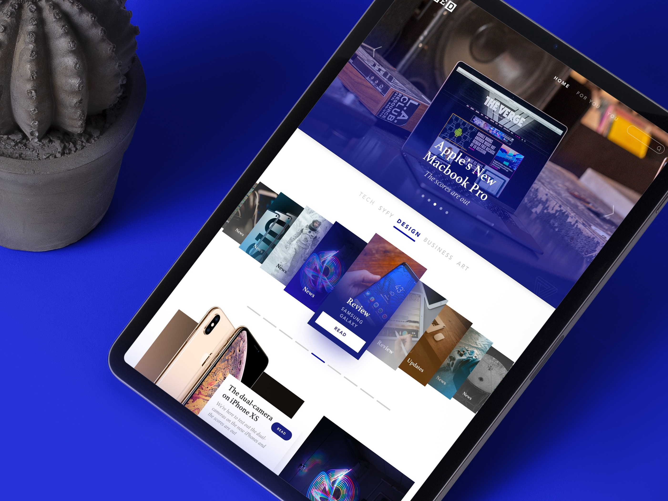 News Website Design – UI/UX | definingeverthing