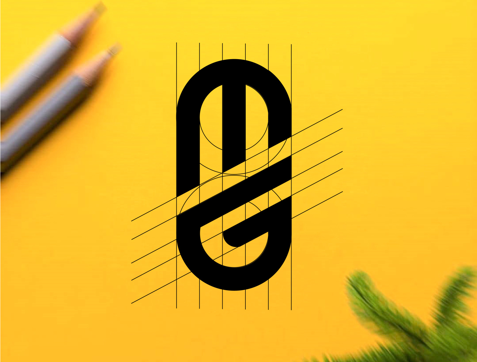 MG monogram by Rayyan Design Studio on Dribbble