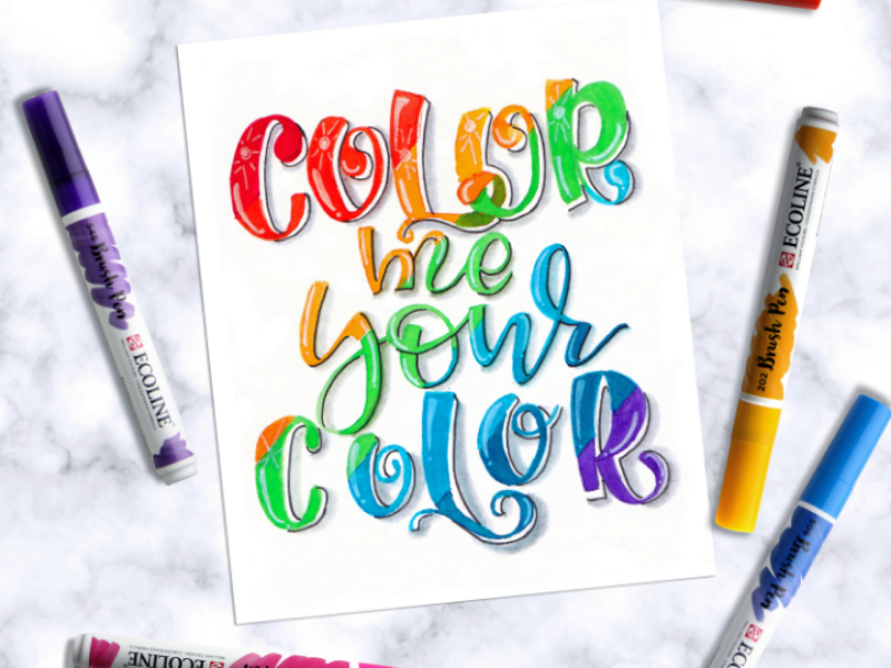 Color me your color 💙 by Larisssea on Dribbble