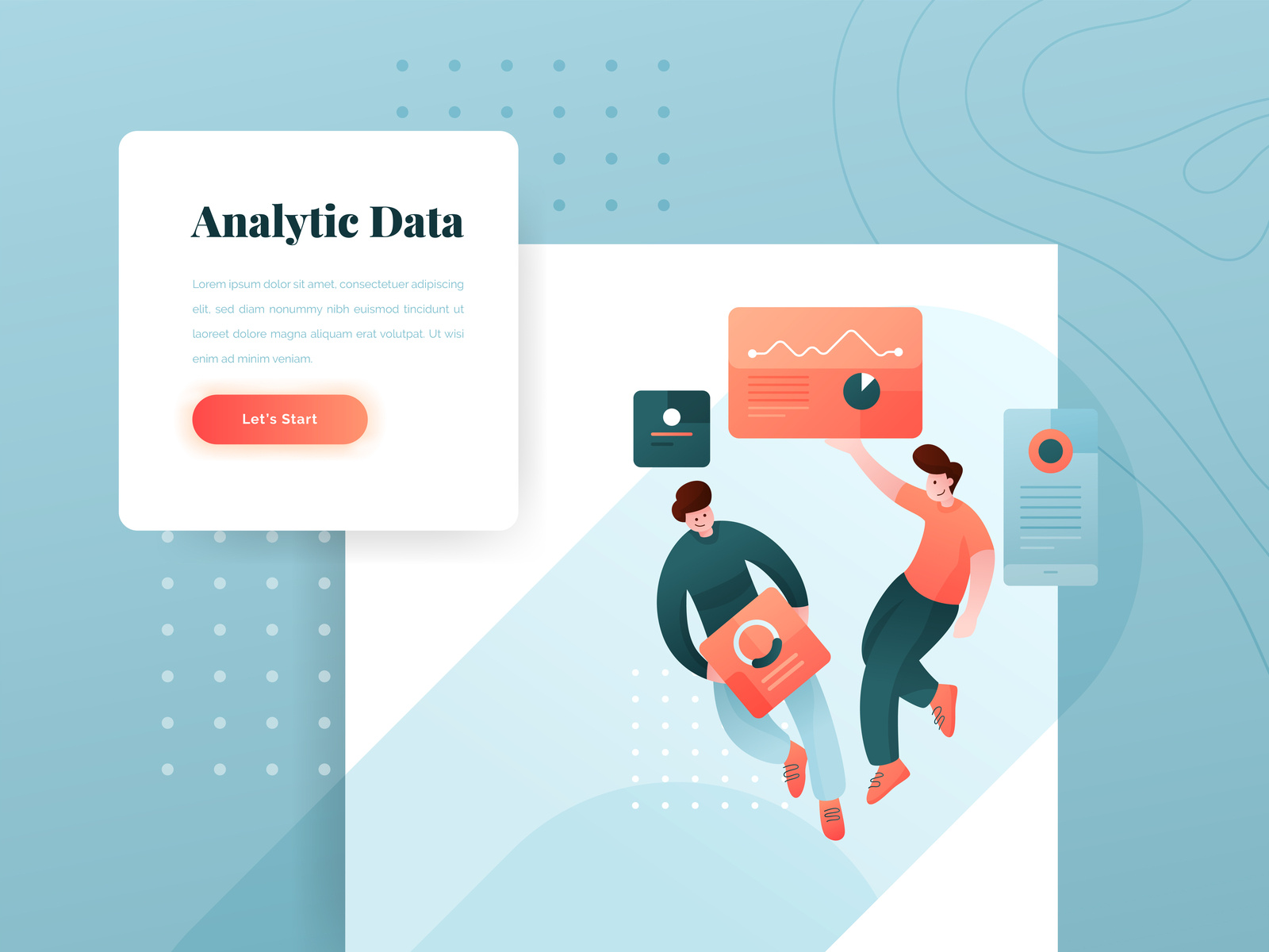 Analytic Data Illustration by Muhammad Bilal Arve for Greative Studio ...