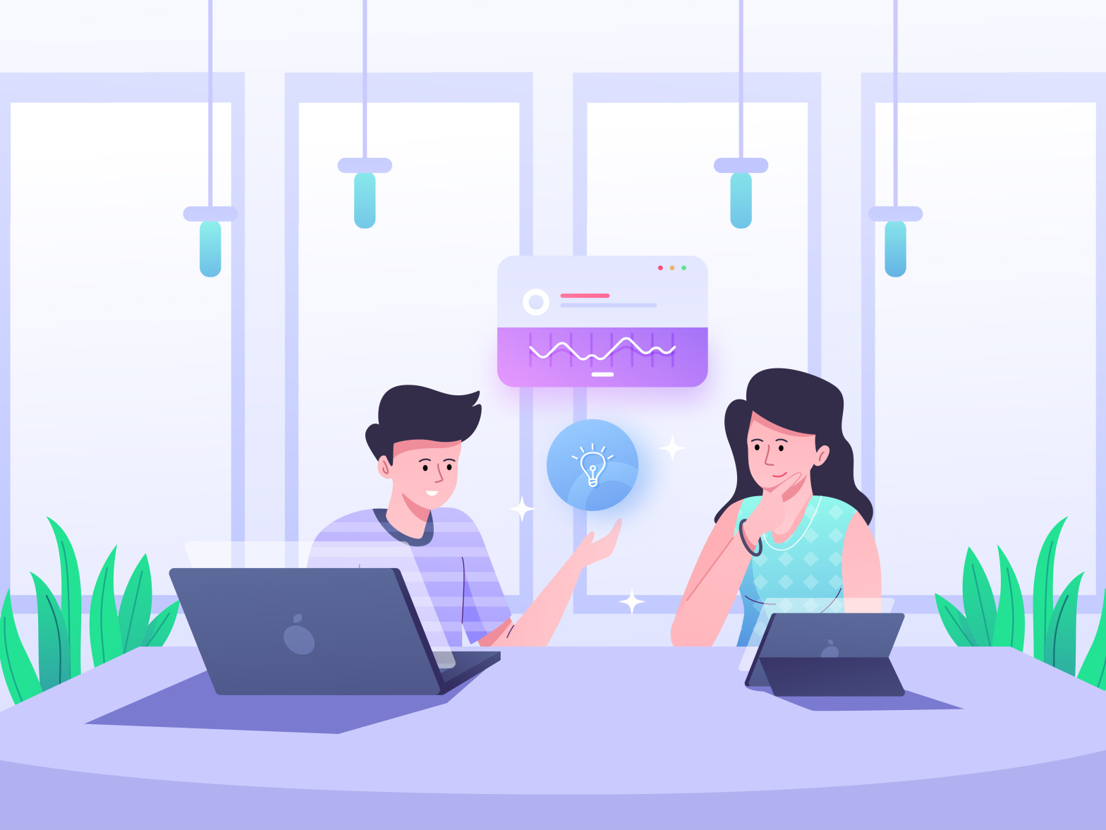 Unique Teamwork Illustration by Greative Studio on Dribbble