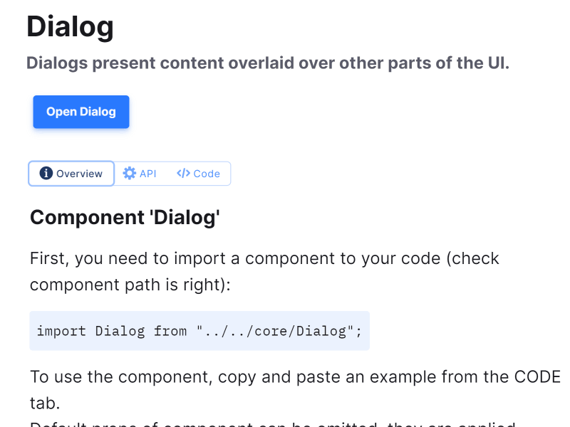 Figma Ui Kit React Components — Dialog Template By Roman Kamushken For Setproduct On Dribbble