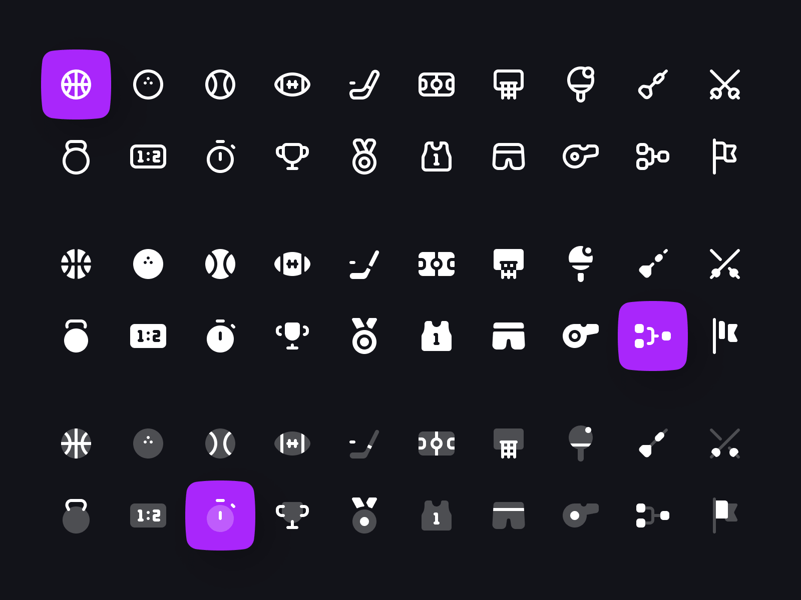 Figma 1600+ Icons - Solid, Line, Duotone by Roman Kamushken for ...