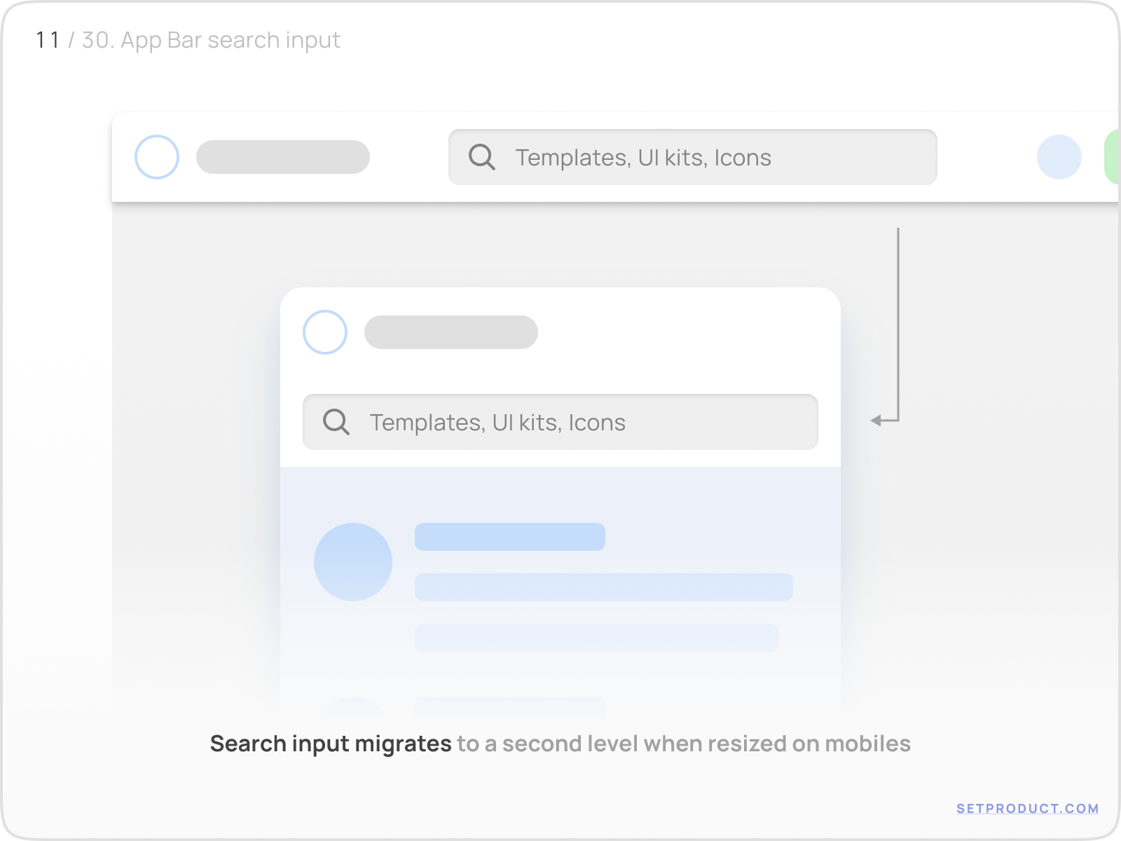 App Bar Navbar Ui Design — Search Input By Roman Kamushken For Setproduct On Dribbble