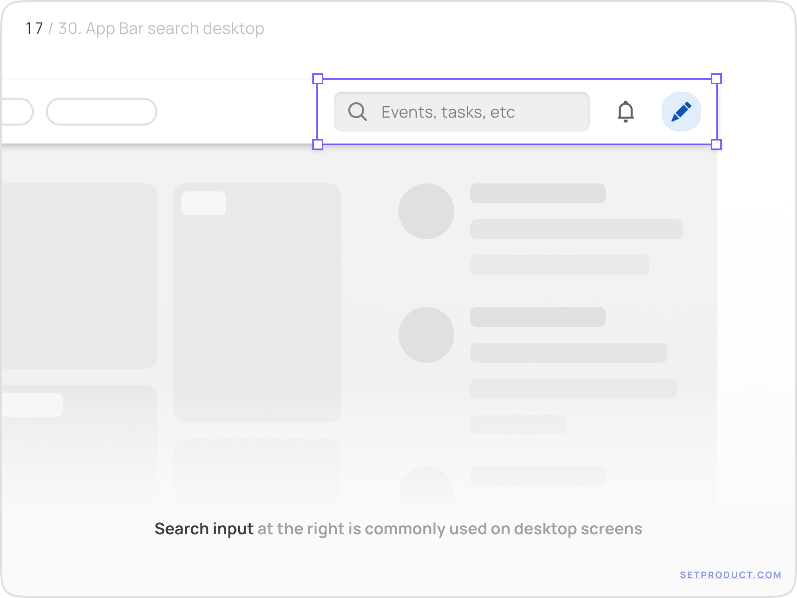 App Bar Navbar Ui Design — Search Form By Roman Kamushken For Setproduct On Dribbble