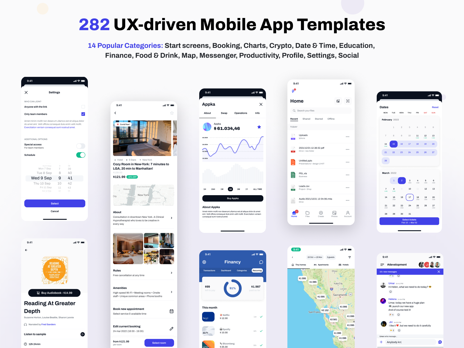 New Figma iOS UI kit with 280+ mobile templates by Roman Kamushken for ...