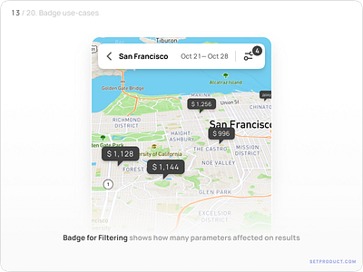 Badge (aka Tag) UI design exploration by Roman Kamushken for Setproduct ...