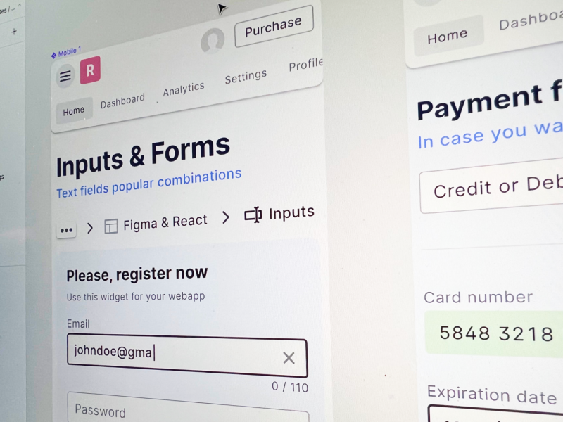 Figma Material Design - Dashboard templates by Roman Kamushken for ...
