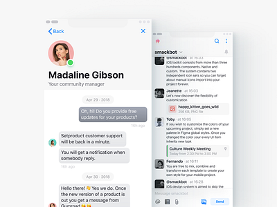 Figma Templates. List, Messenger, Chat, Maps, Navigation by Roman ...