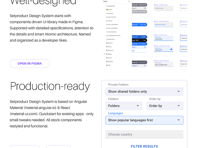 Announcing Setproduct Design System For React Angular Figma By Roman Kamushken On Dribbble