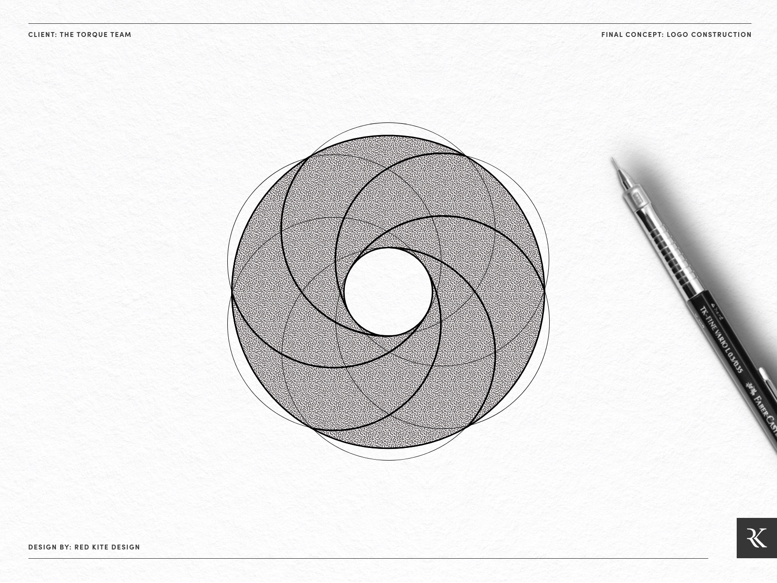 Logo Construction of Concept A for The Torque Team by Red Kite Design ...