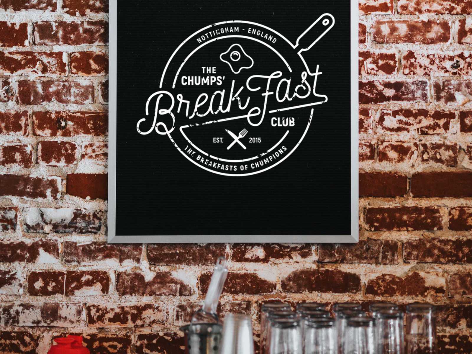 The Breakfast Club Logo Mockup by Red Kite Design on Dribbble