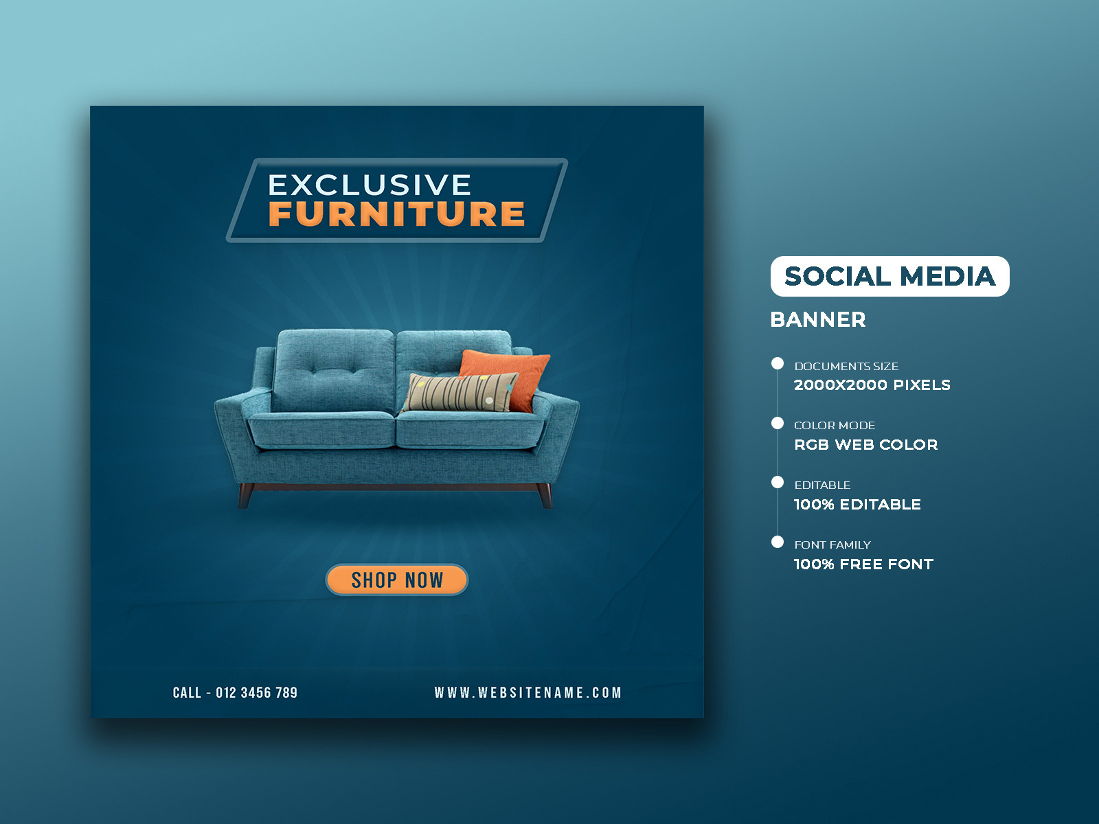 Furniture Banner Design by Nazim Uddin on Dribbble