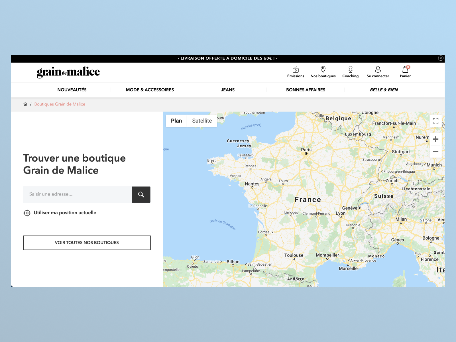 Grain de Malice - Store Locator by Opaline on Dribbble