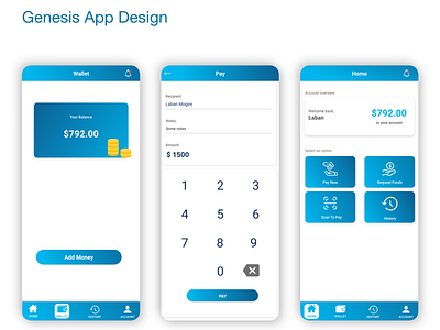 Genesis App Design by Laban Mogire on Dribbble