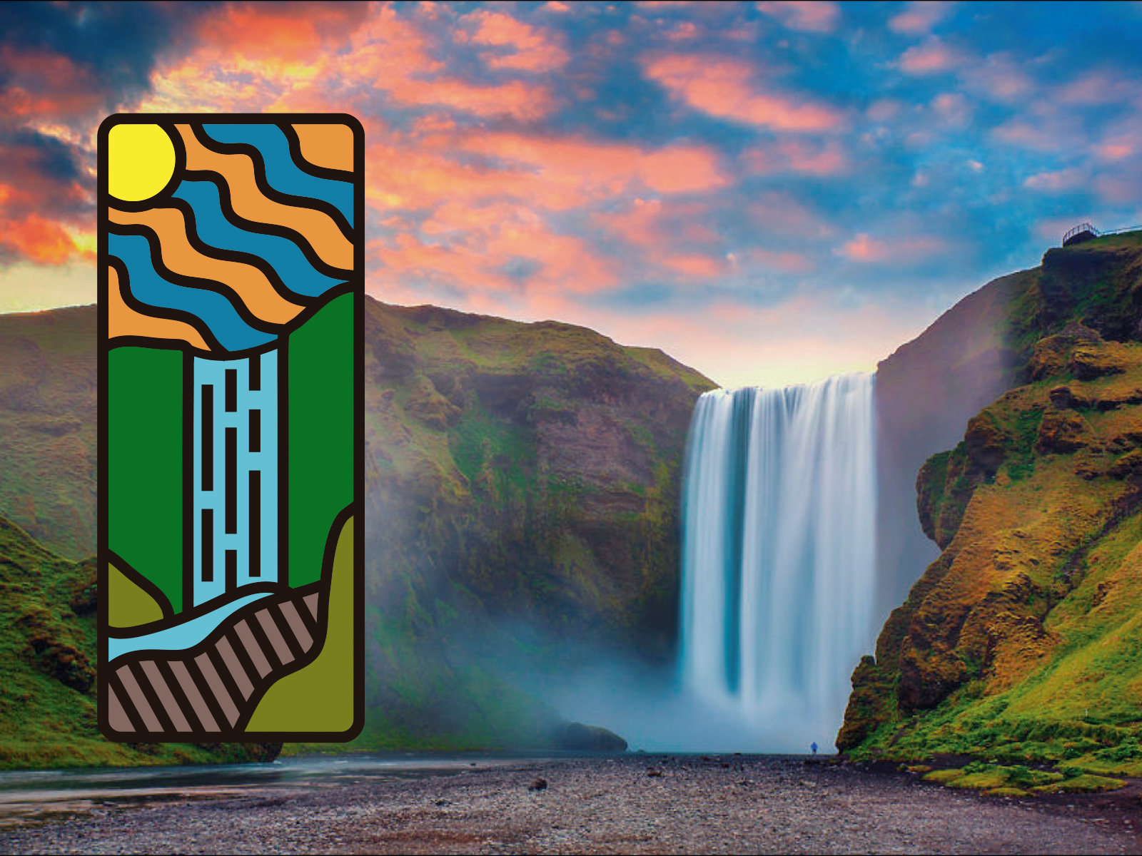 Waterfall Thick Lines by Estúdio Canivete on Dribbble