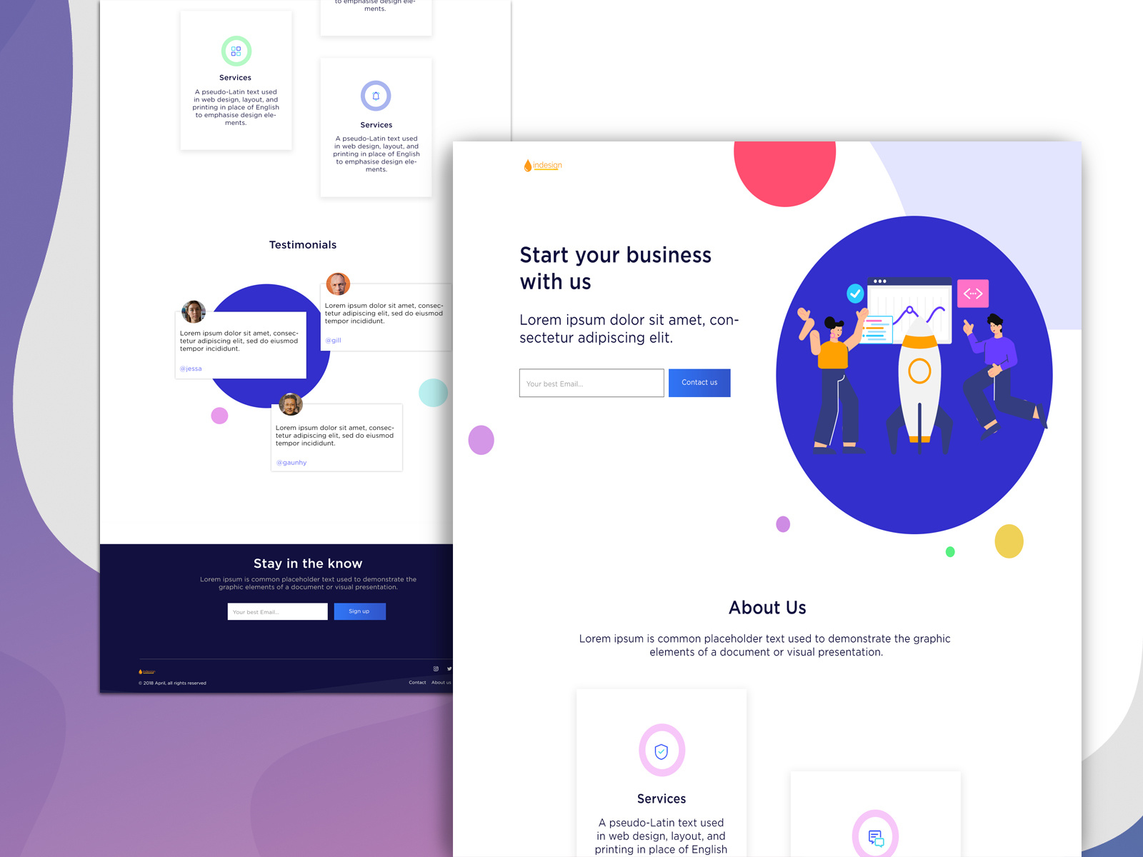 Start Up Agency by Aleksandr Gill on Dribbble