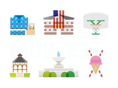 Icons-Around-Town by Paul Wronski on Dribbble