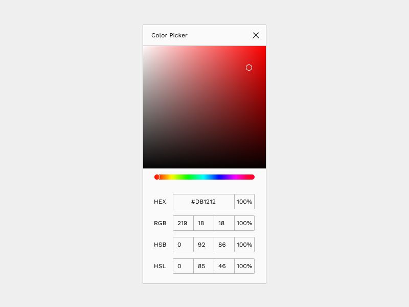 Daily UI | Challenge #60 | Color Picker by Martin Patz on Dribbble