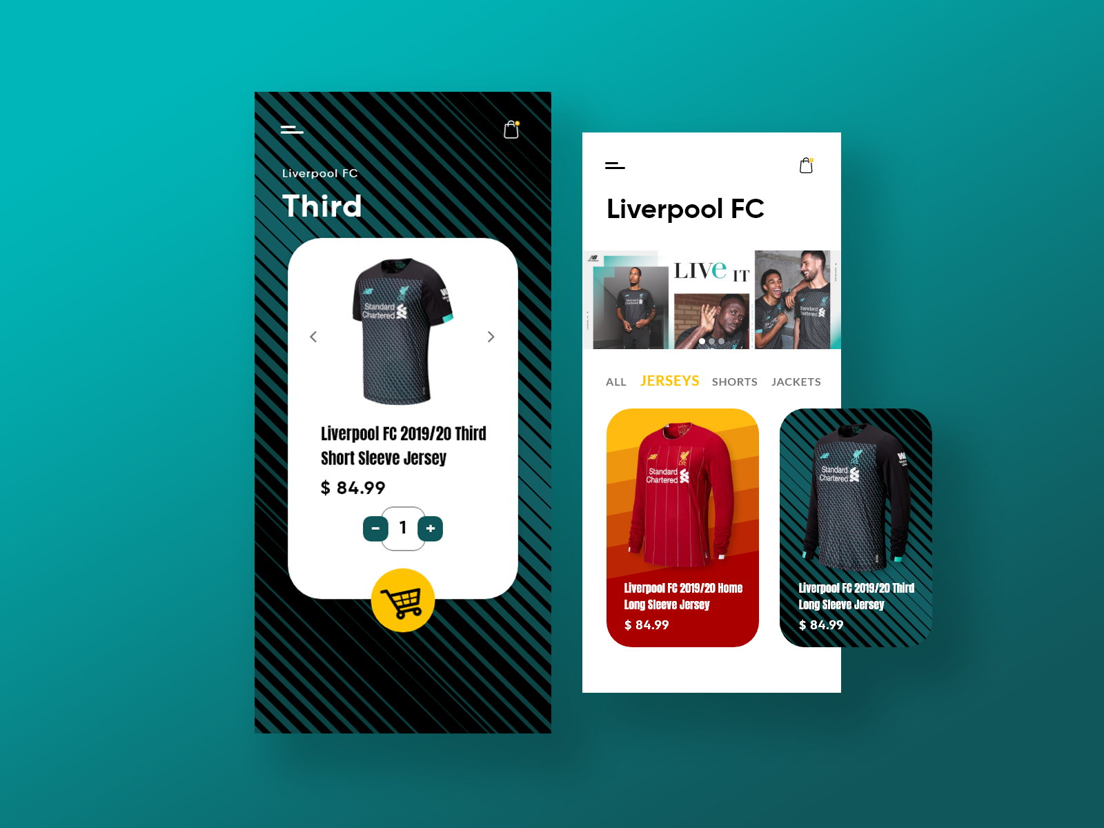Football Jersey App Concept by Arief Soekarno on Dribbble