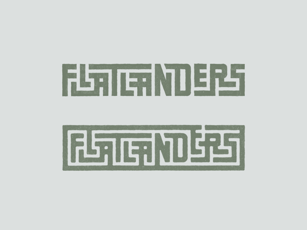 Flatlanders Typography by Taylor Whipple on Dribbble