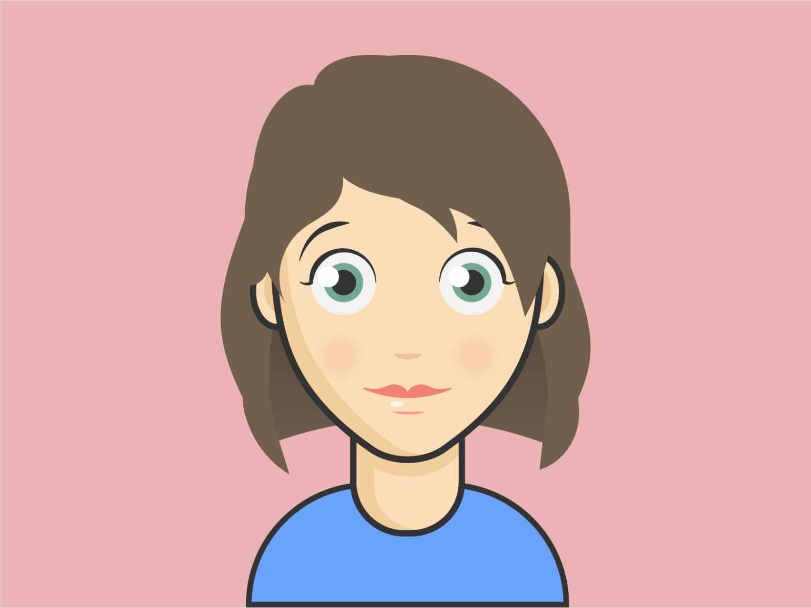 female avatar by Arber Ahmeti on Dribbble